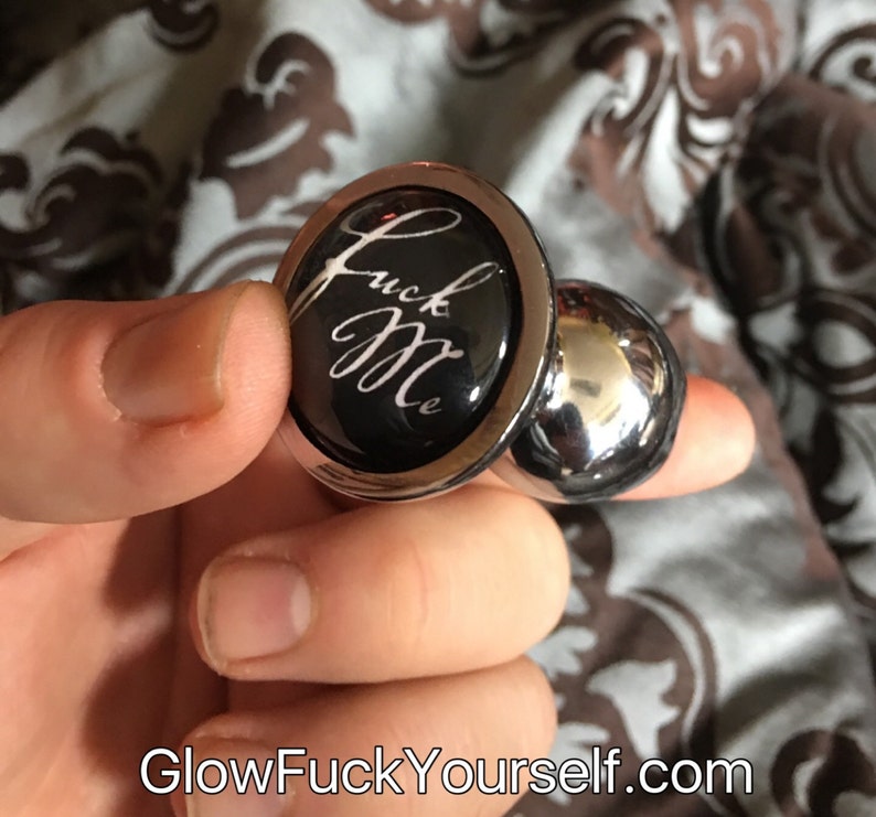 Valentine's Day Candy Heart or Cursive Butt Plug Because - Etsy