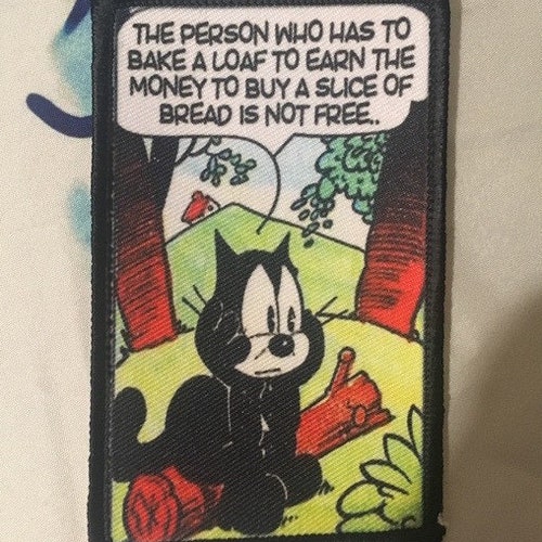 Felix the Cat Anti Capitalist Patch - Etsy