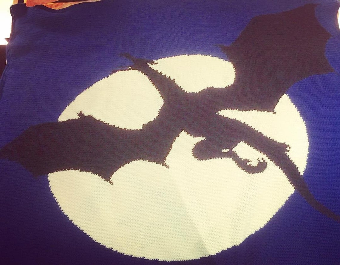 Dragon Moon Blanket - GRAPH PATTERN ONLY - Etsy