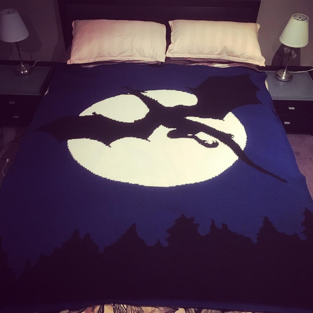 Dragon Moon Blanket - GRAPH PATTERN ONLY - Etsy