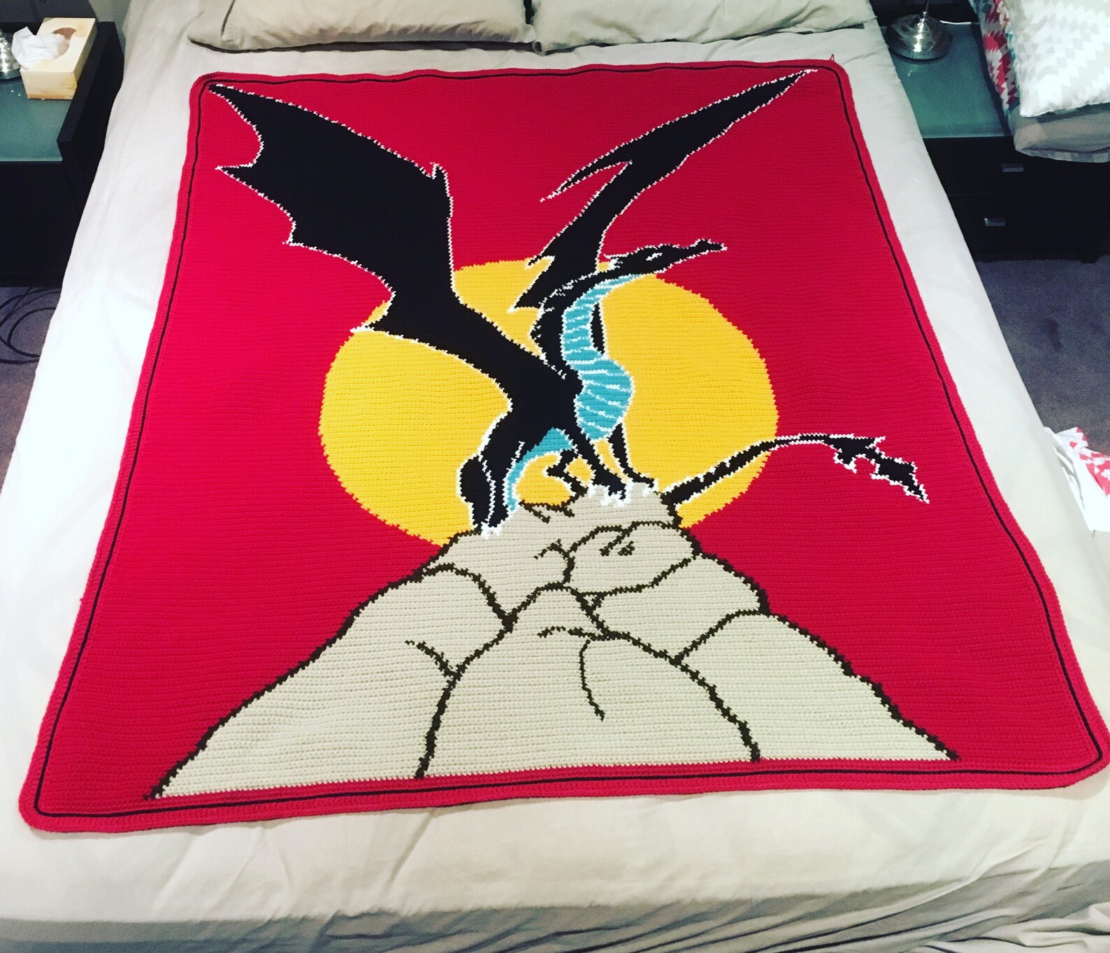 Dragon Blanket - GRAPH PATTERN ONLY - Etsy