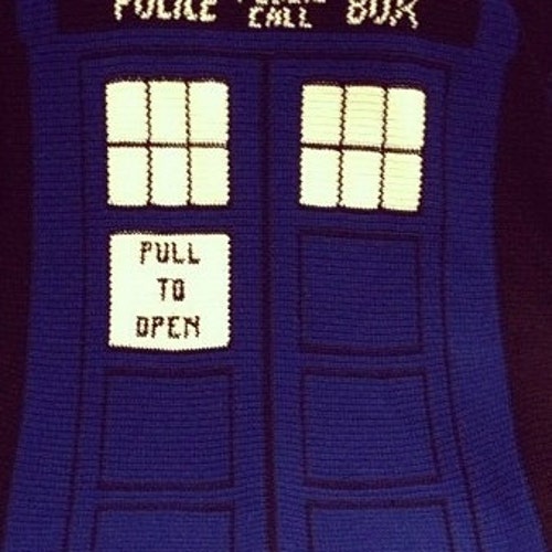 Doctor Who TARDIS fantastic Crochet Blanket - Etsy