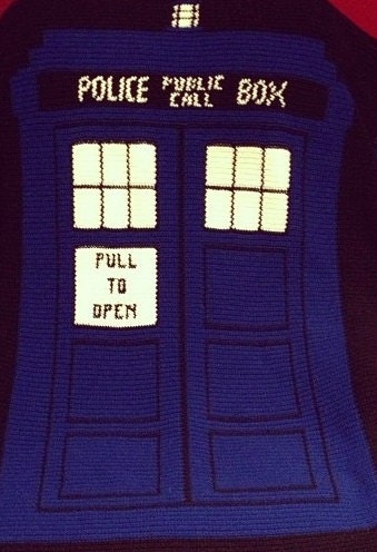 Doctor Who TARDIS "fantastic!" Crochet Blanket - PATTERN ONLY - Etsy