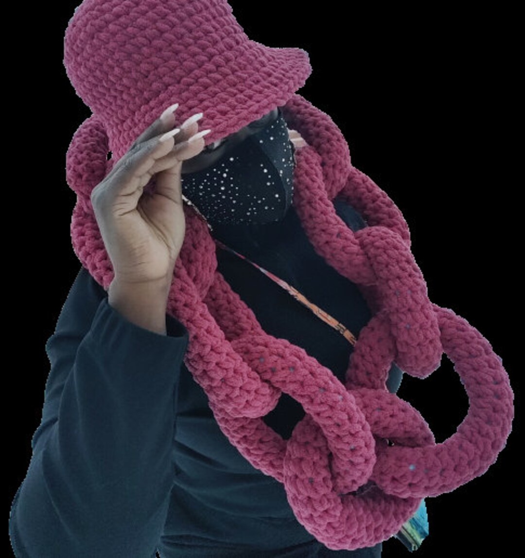 Crochet Chain Link Scarf - Etsy