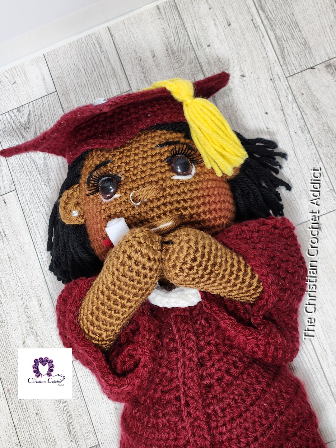 Graduate Crochet Doll Pattern Dream - Etsy