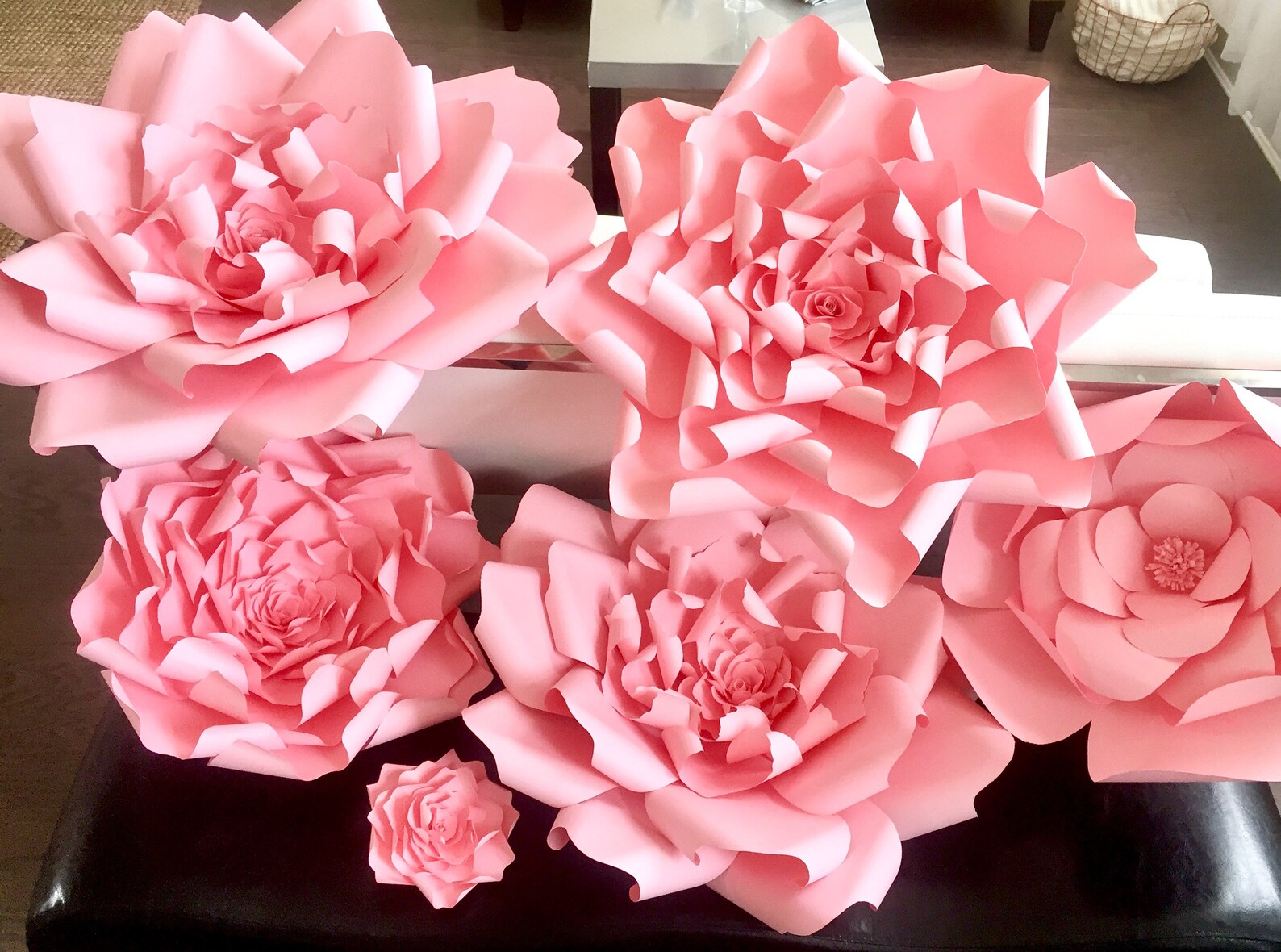 Giant Pink Paper Flower Backdropgiant Pink Paper Flower - Etsy