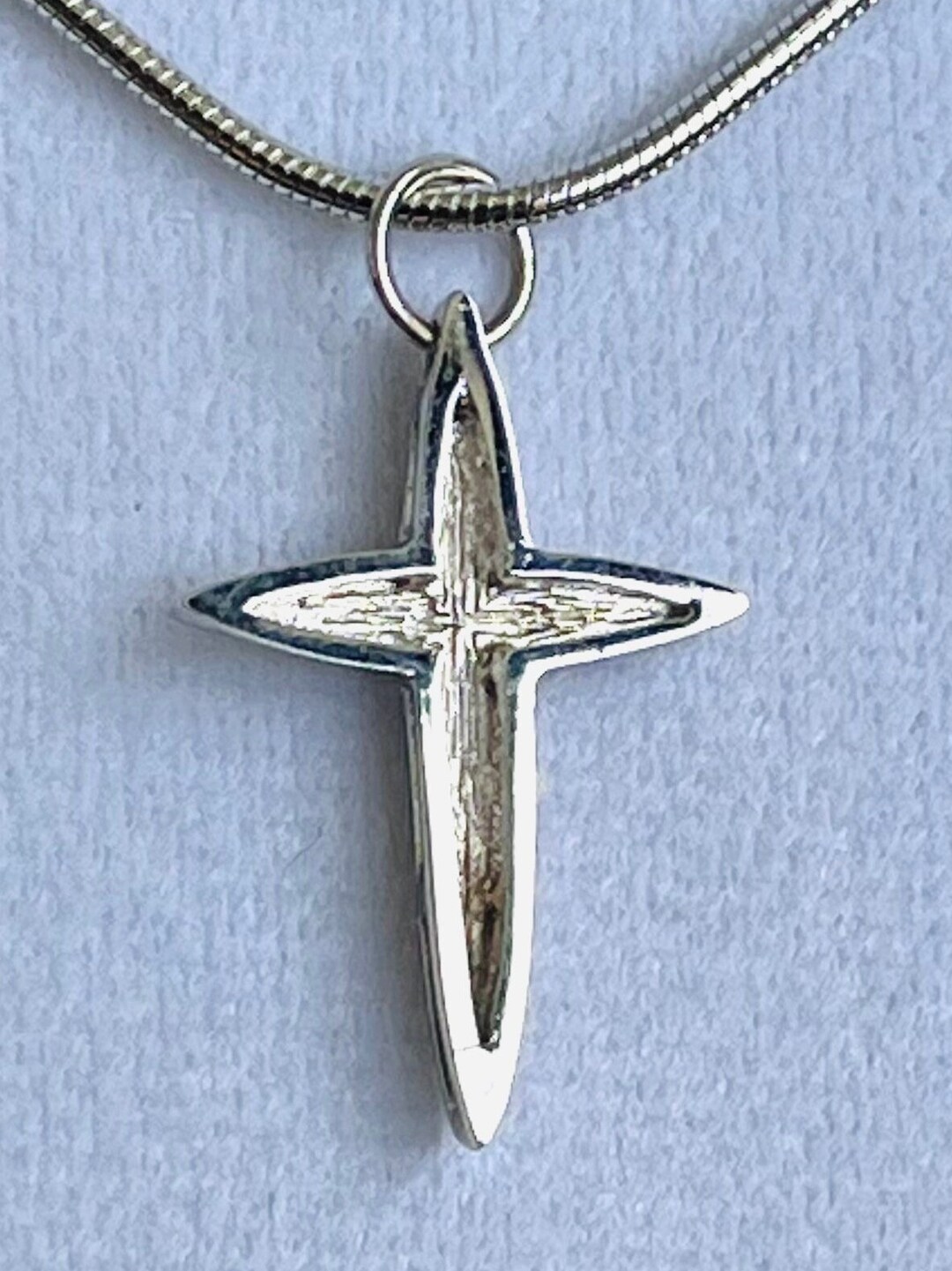 Vintage Silver Retro Cross, Child's Cross, Ladies Layering Cross ...
