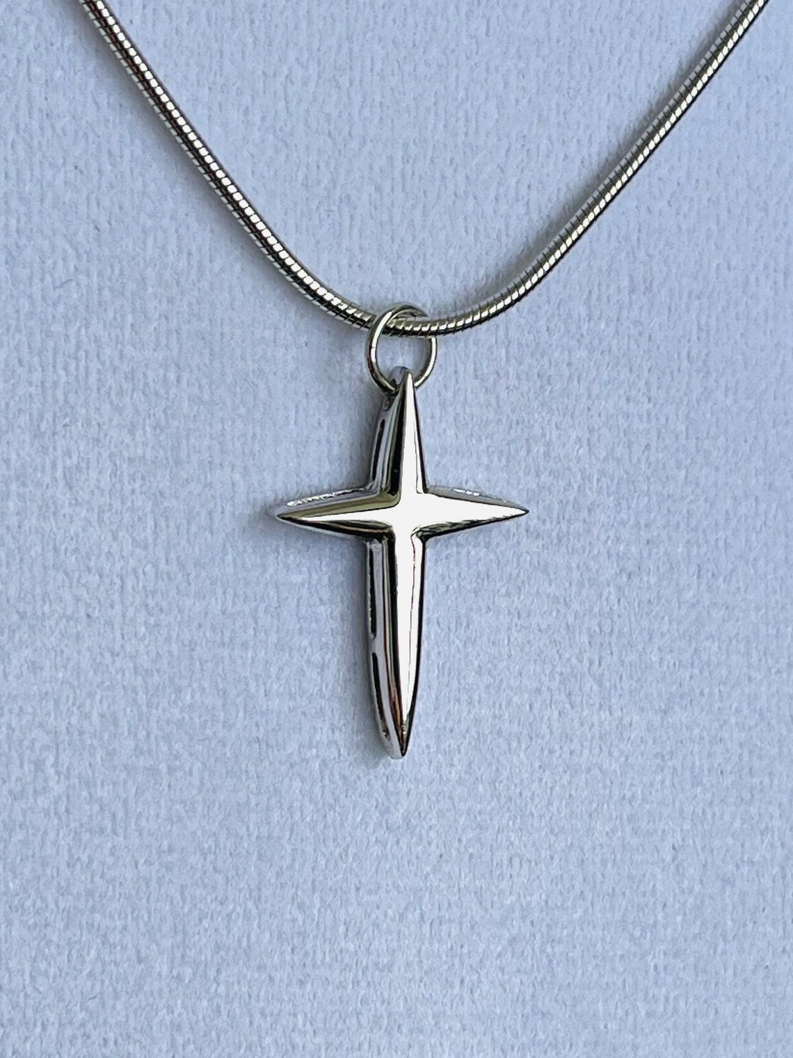 Vintage Silver Retro Cross, Child's Cross, Ladies Layering Cross ...