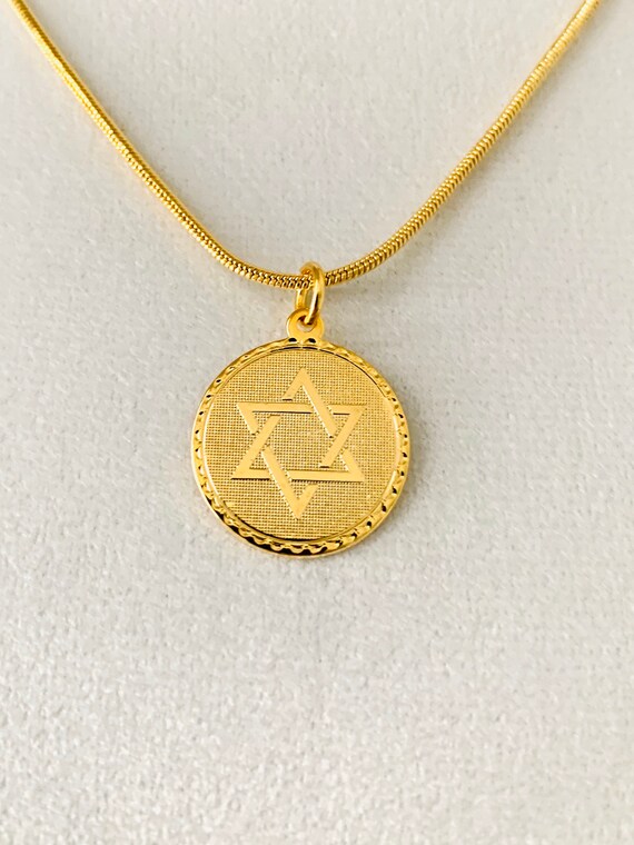 Star of David pendant Shield of David pendant Jewish faith | Etsy
