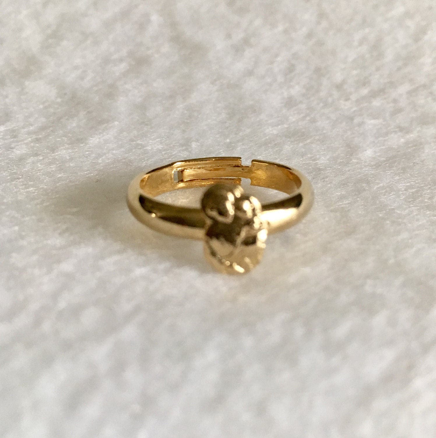 Vintage Religious Ring Saint Joseph and Baby Jesus Ring Gold - Etsy