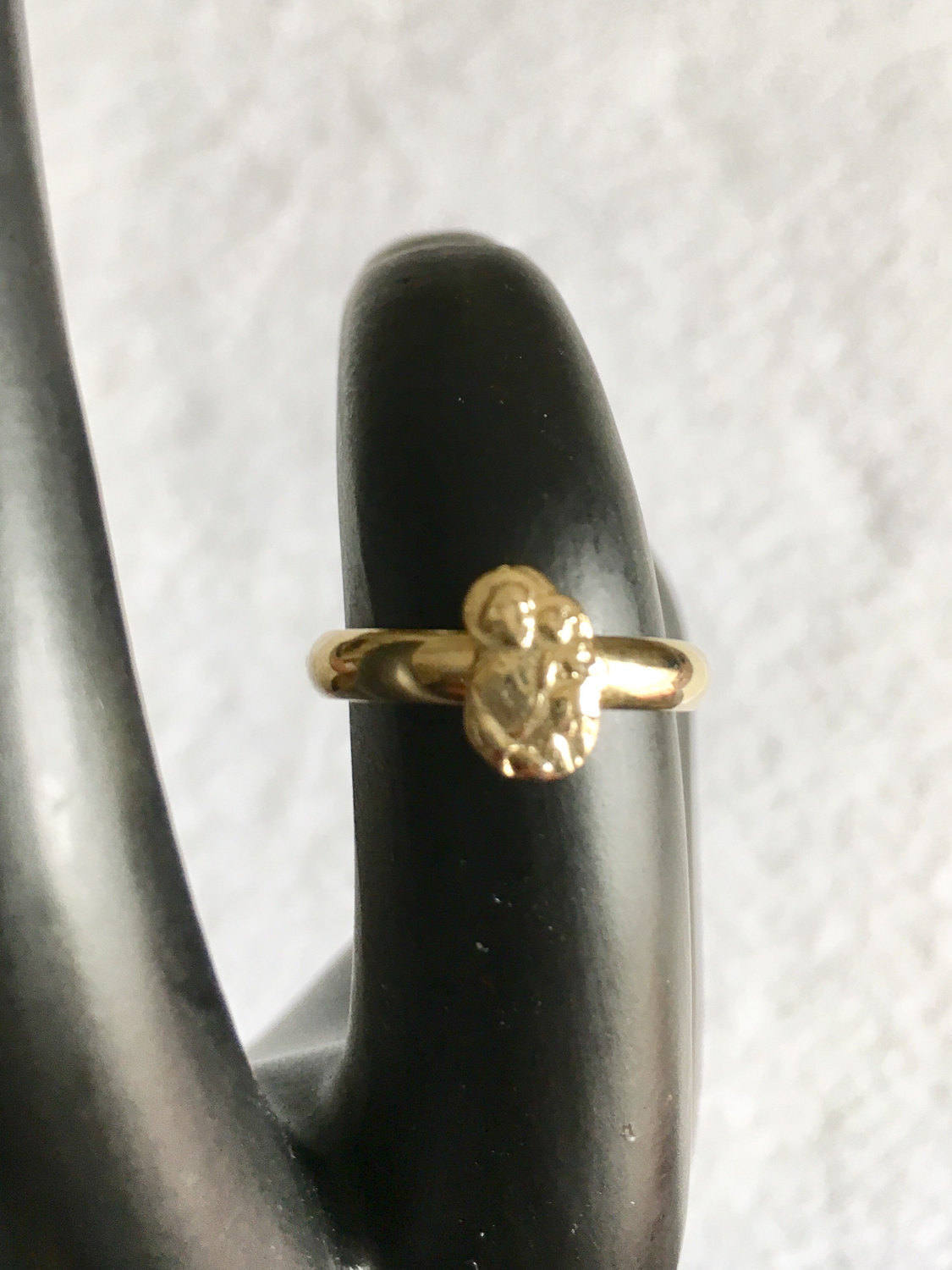 Vintage Religious Ring Saint Joseph and Baby Jesus Ring Gold - Etsy