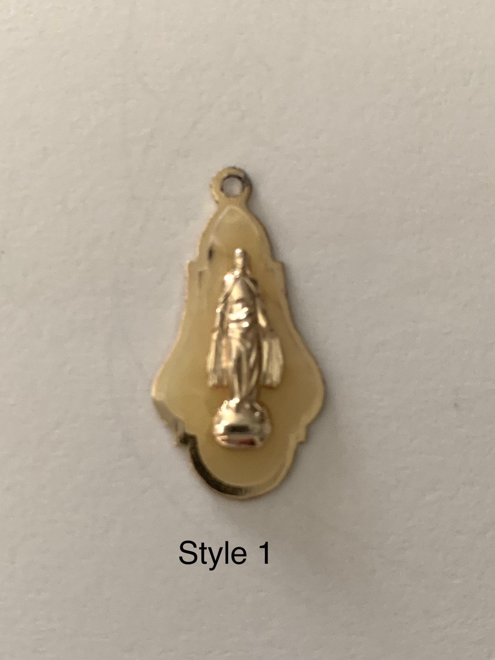 Miraculous Virgin Mary Medallion Immaculate Mary Medallion - Etsy