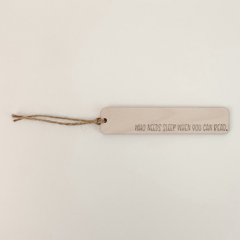 Laser Cut Bookmarks Reading | Wooden Bookmarks | I'll Be Reading ...
