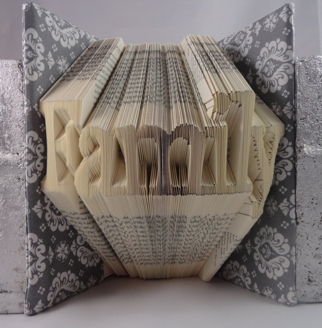 Origami Book Folding Pattern DIY Family 350 Folds-book Art Free Heart ...