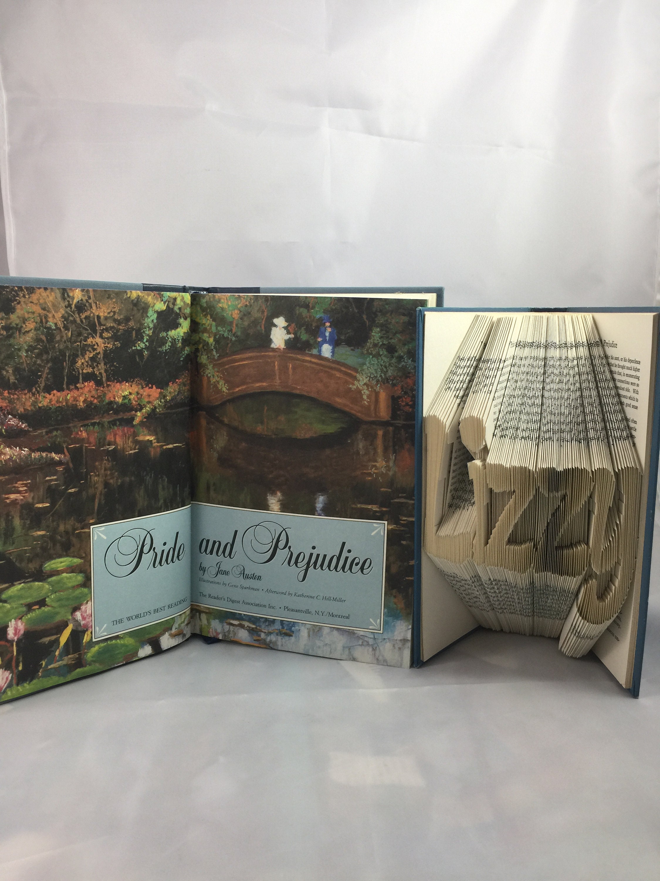 Book Folding Pattern-lizzy-pride & Prejudice Fans-jane Austen ...