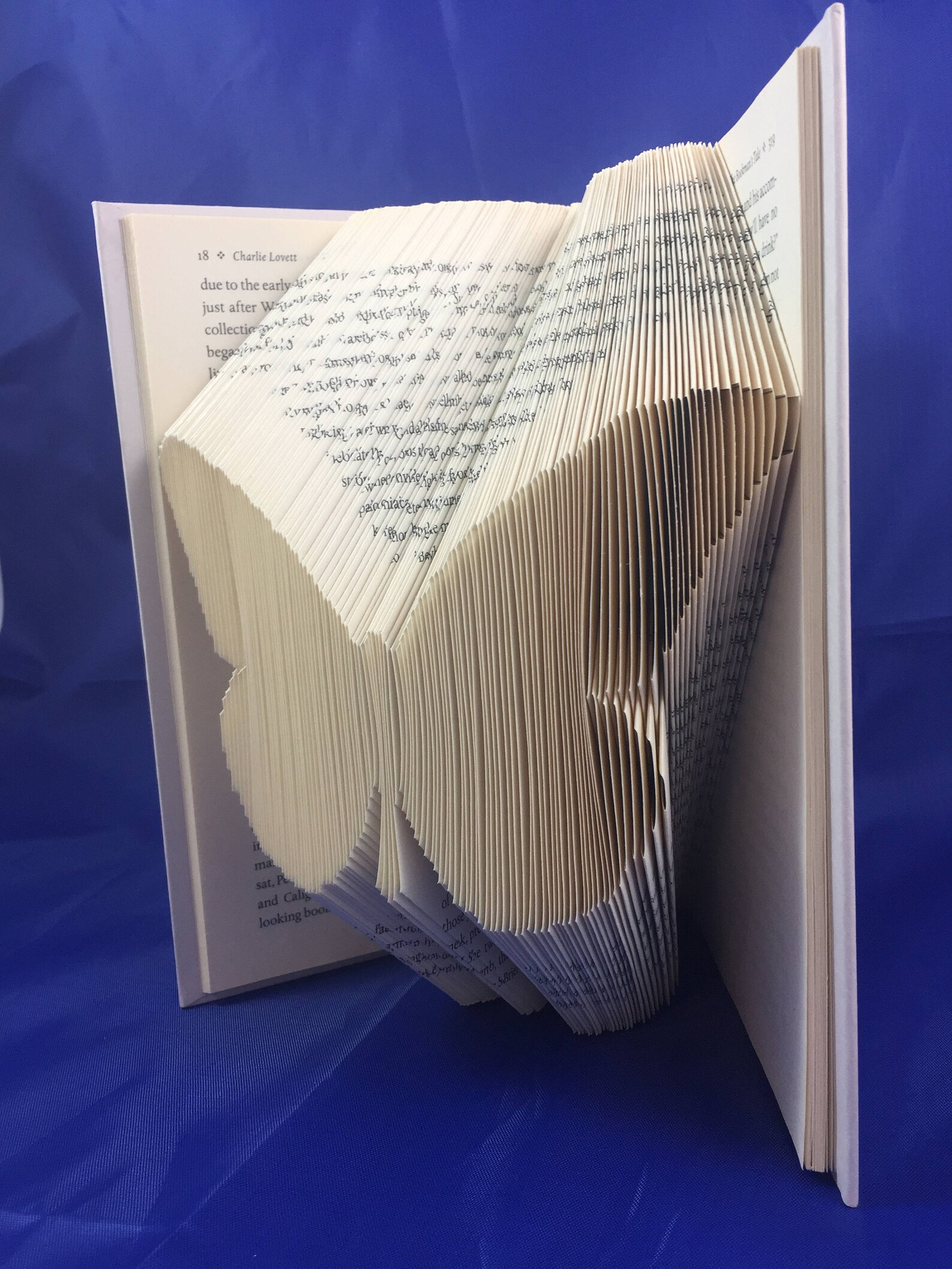 Origami-butterfly Book Folding Pattern-150 Folds-free Heart Pattern - Etsy