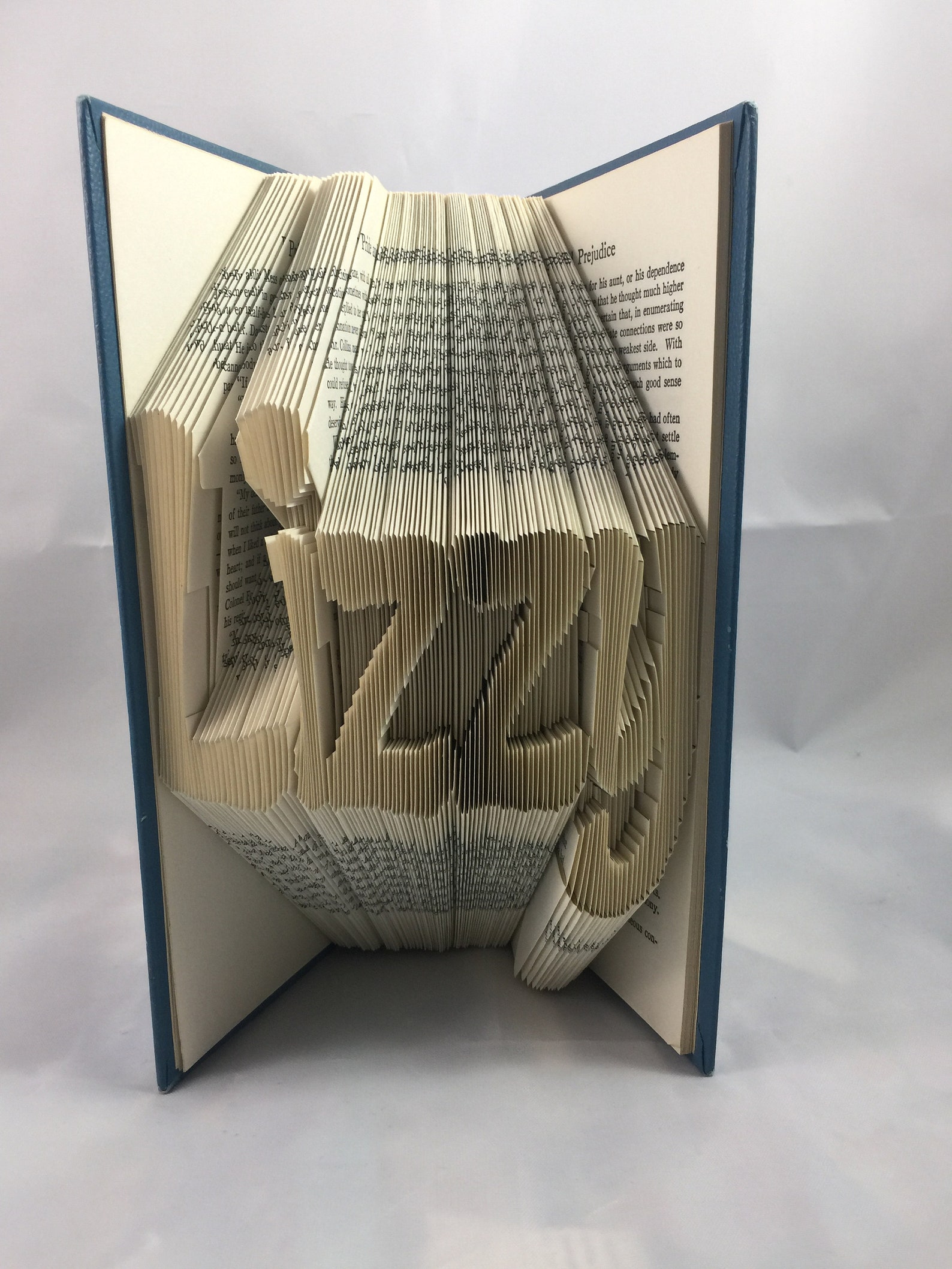 Book Folding Pattern-lizzy-pride & Prejudice Fans-jane Austen ...