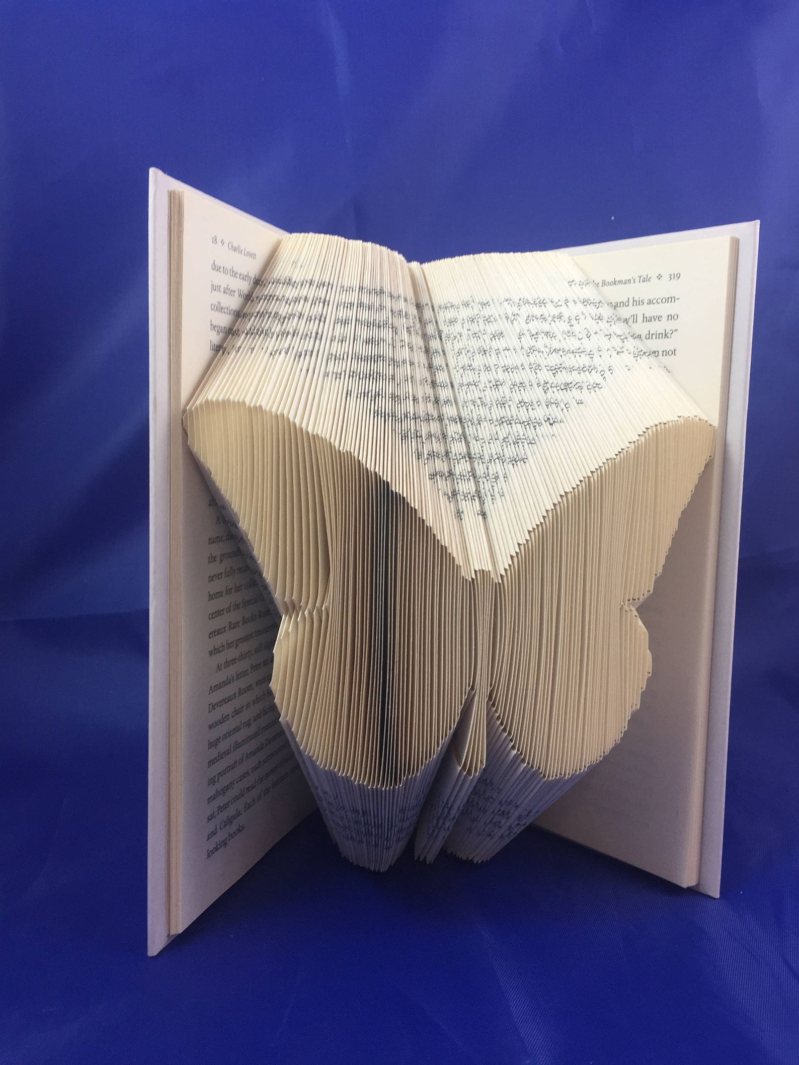 Origami-butterfly Book Folding Pattern-150 Folds-free Heart Pattern - Etsy