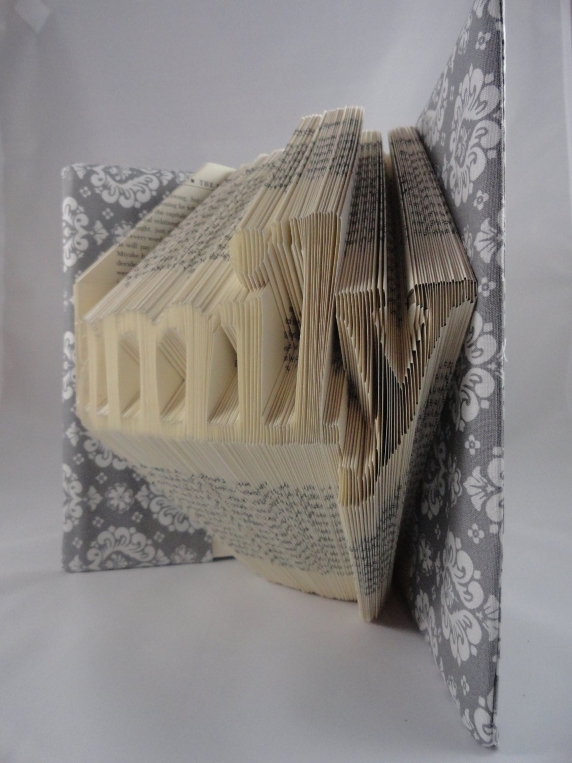 Origami Book Folding Pattern DIY Family 350 Folds-book Art Free Heart ...