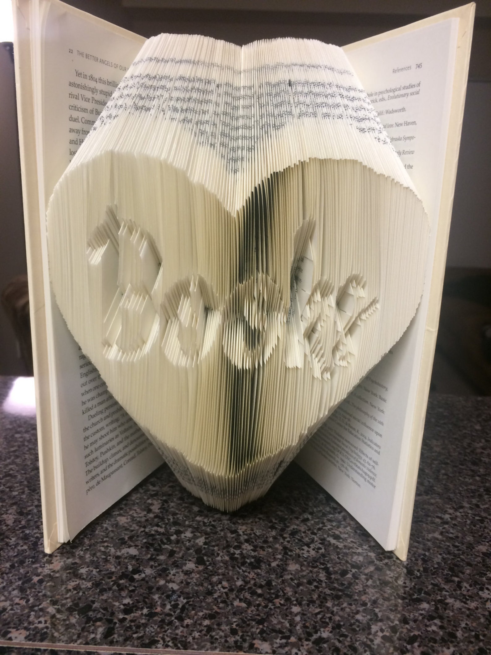 Origami Book Folding Pattern DIY I Heart Books 362 Folds With - Etsy