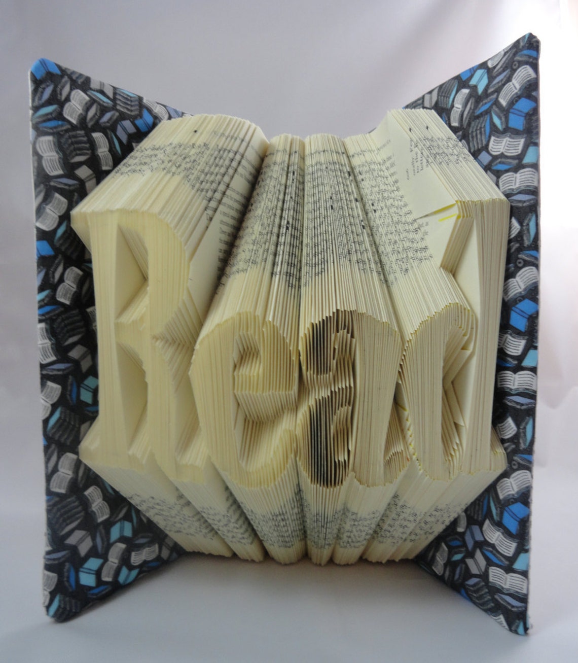 Origami Book Lovers Gift Book Folding Pattern DIY Read 343 Folds With ...