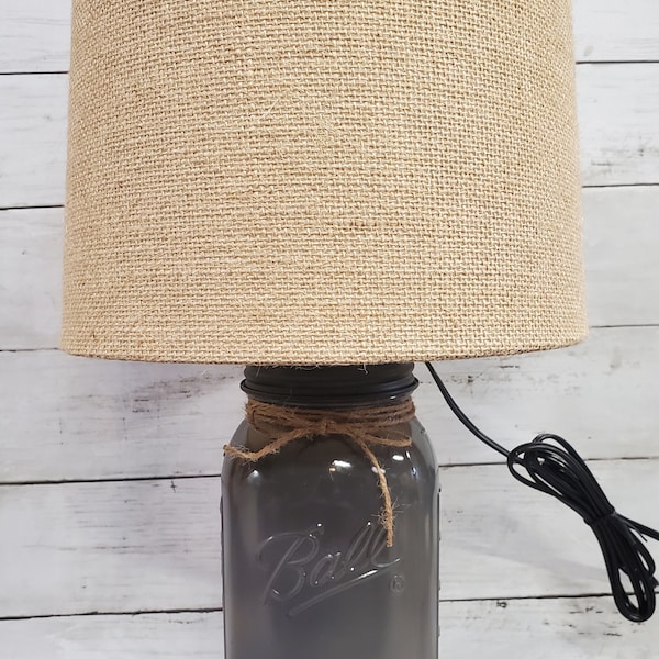 Mason Jar Lamp - Etsy