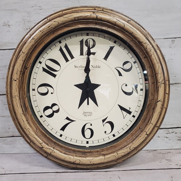 Farmhouse Wall Clock - Etsy