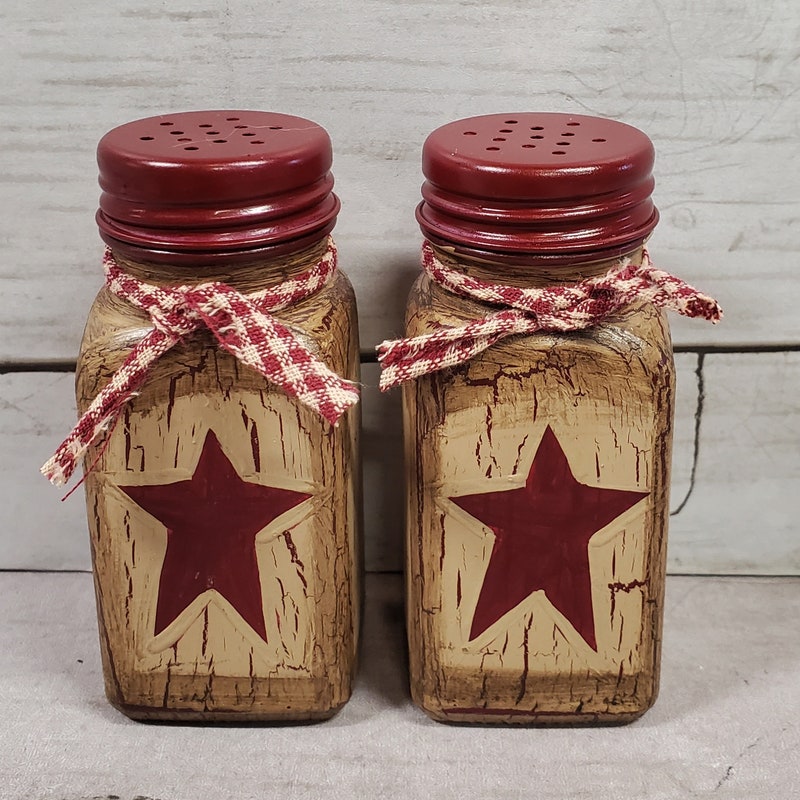 Salt and Pepper Shaker Star - Etsy