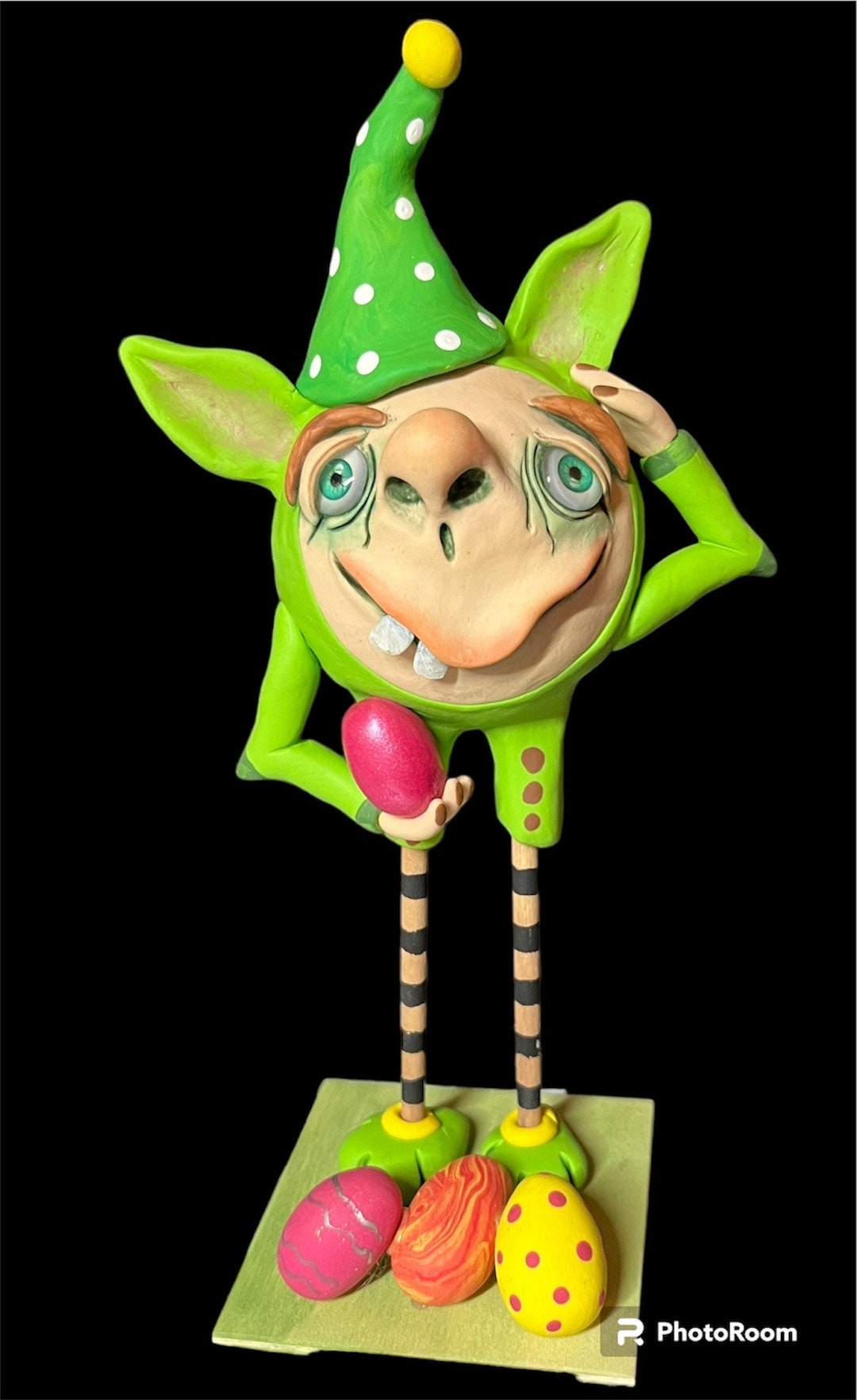 Ooak Rabbit Nibbles, Sculpted Rabbit, Polymer Clay Rabbitt - Etsy