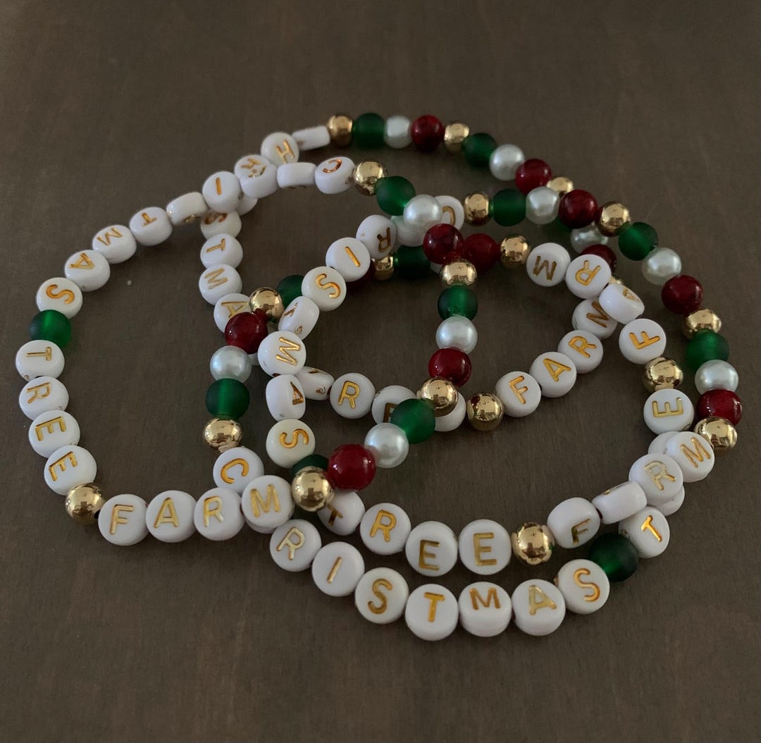 Christmas Tree Farm Friendship Bracelets - Etsy