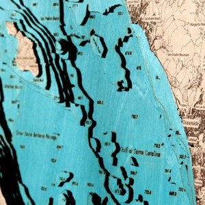 Socal – L.A. to S.D. 3D Wood Map - Etsy
