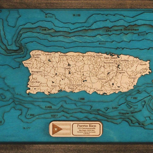 Puerto Rico Art Taino Art Map of Puerto Rico Art Boricua - Etsy