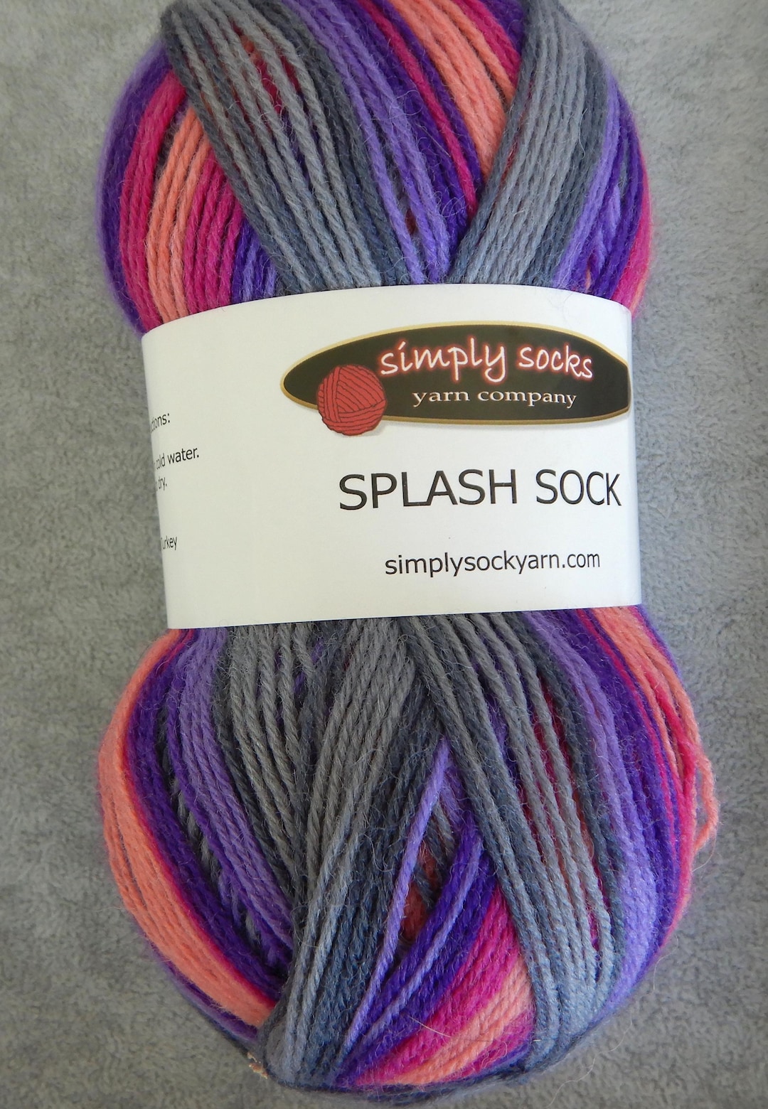 Splash Sock Self-striping Sock Yarn - Etsy
