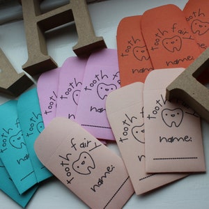 Tooth Fairy Envelopes Primary School Keep Safe Dentist Envelopes Tooth ...