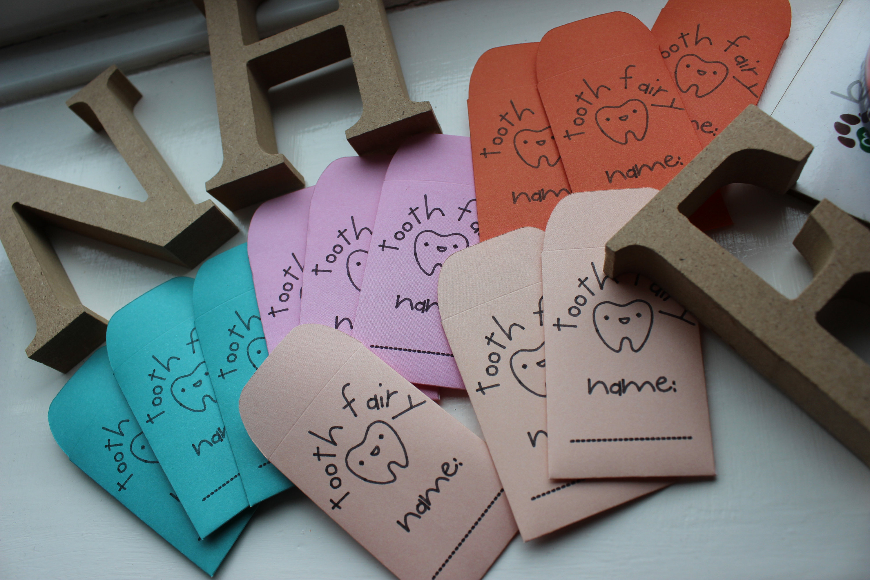 Tooth Fairy Envelopes Primary School Keep Safe Dentist Envelopes Tooth ...