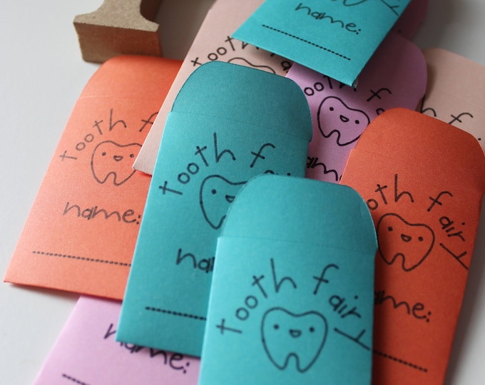 Tooth Fairy Envelopes Primary School Keep Safe Dentist Envelopes Tooth ...