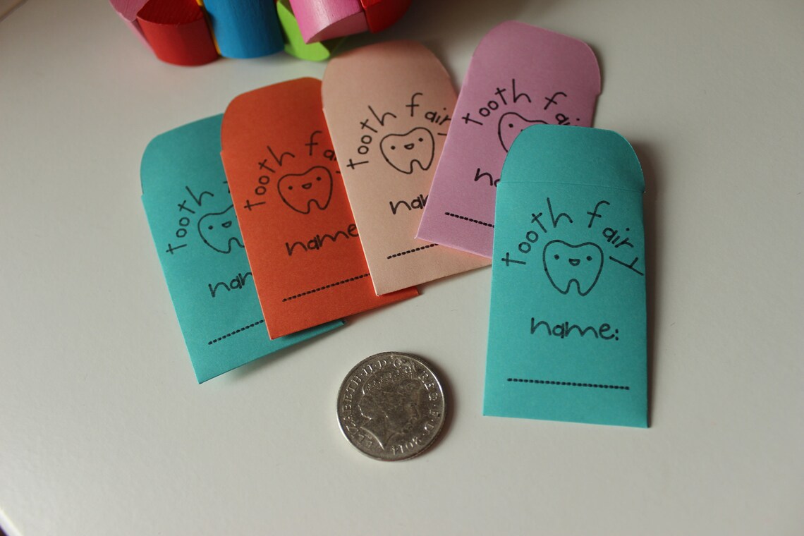 Tooth Fairy Envelopes Primary School Keep Safe Dentist | Etsy