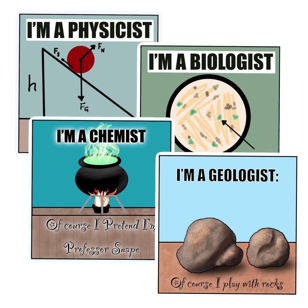 I’m a Scientist Digital/ Printable Sticker 4-pack - Etsy
