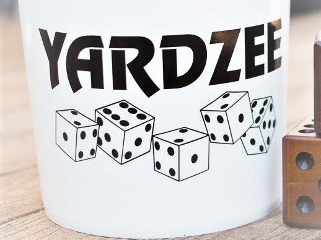 Yardzee Vinyl Decal / Laminated Yardzee Score Cards/ Lawn Game/ Wedding ...