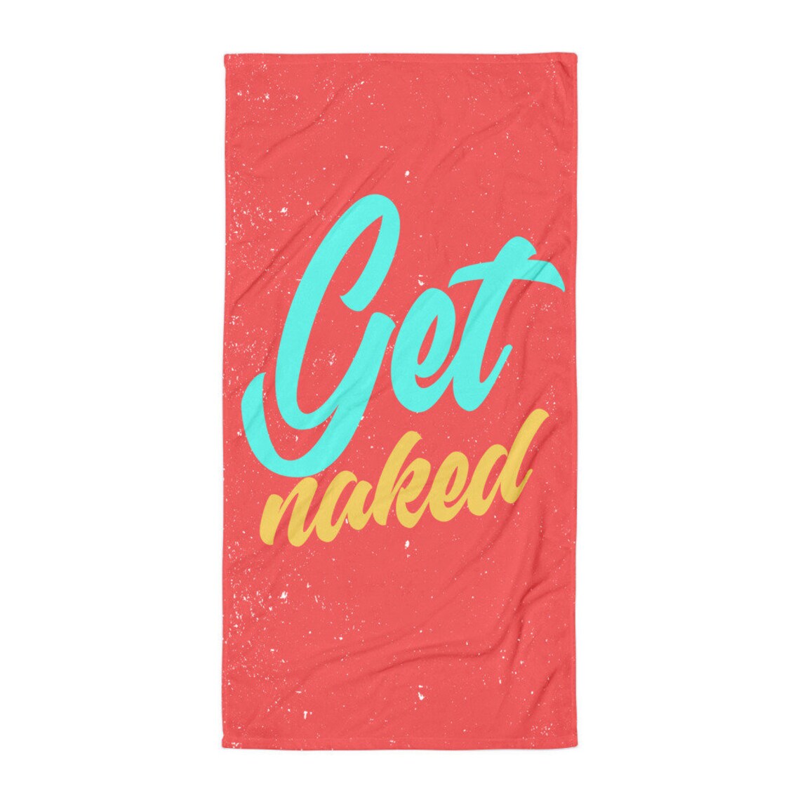 Get Naked Beach Towel Get Naked Bathroom Towel Bathroom Etsy