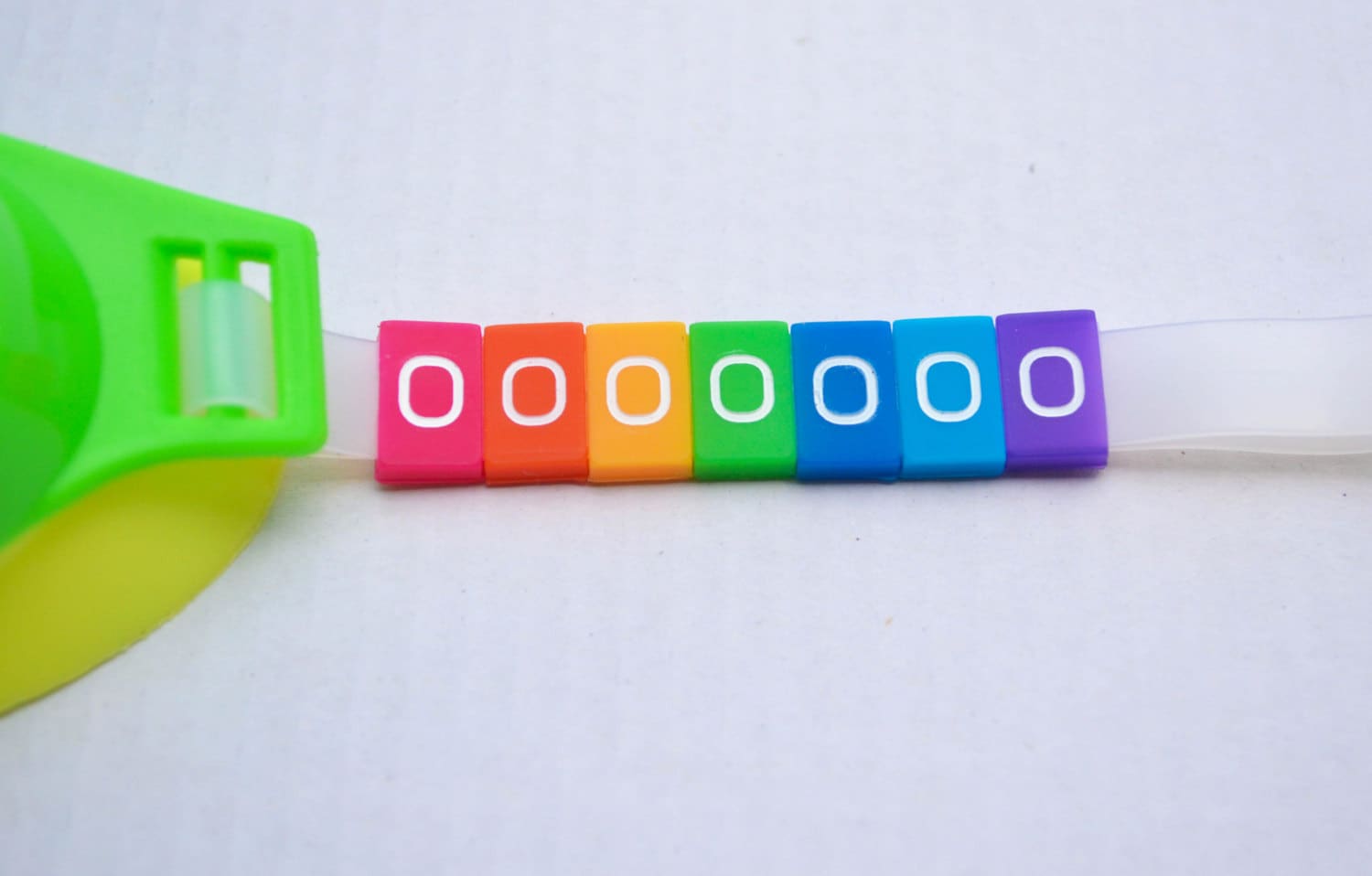 O Letter Tile Swim Goggle Accessory - Etsy