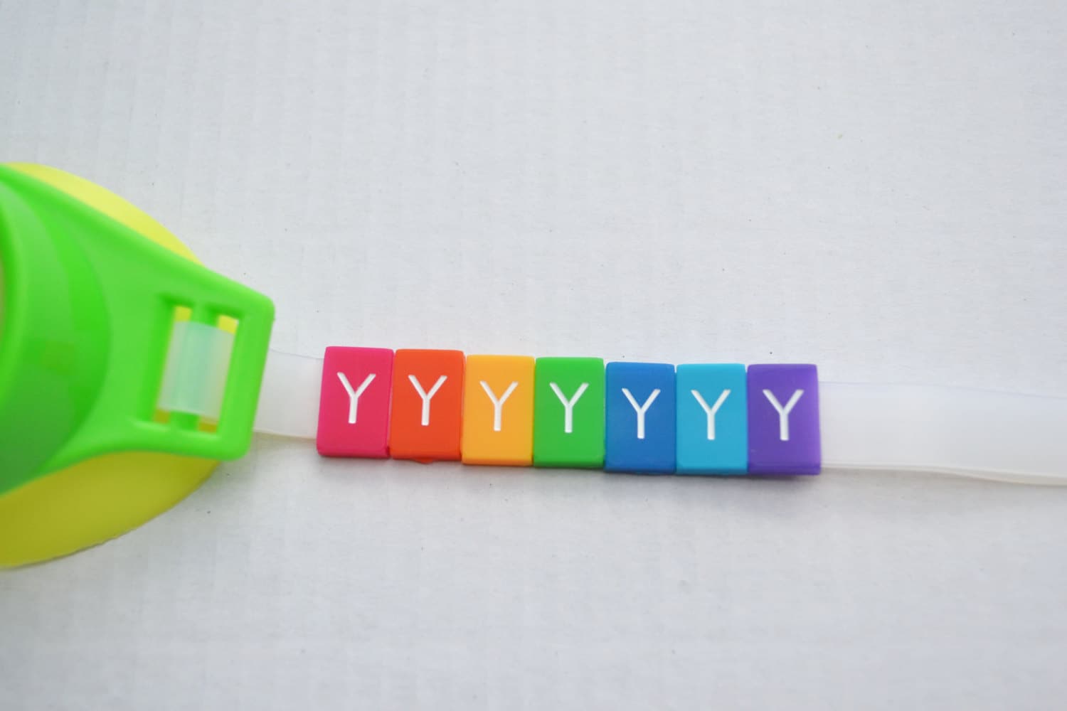 Y Letter Tile Swim Goggle Accessory - Etsy