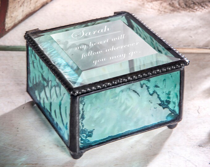Memory Box, Glass Memory Pocket for Little Keepsakes and Love Notes ...