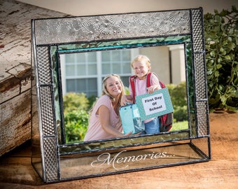 Glass photo frame | Etsy