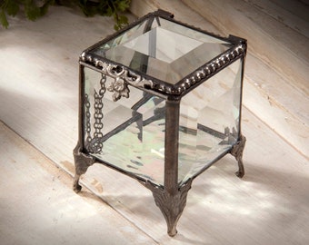 Decorative Glass Box | Etsy