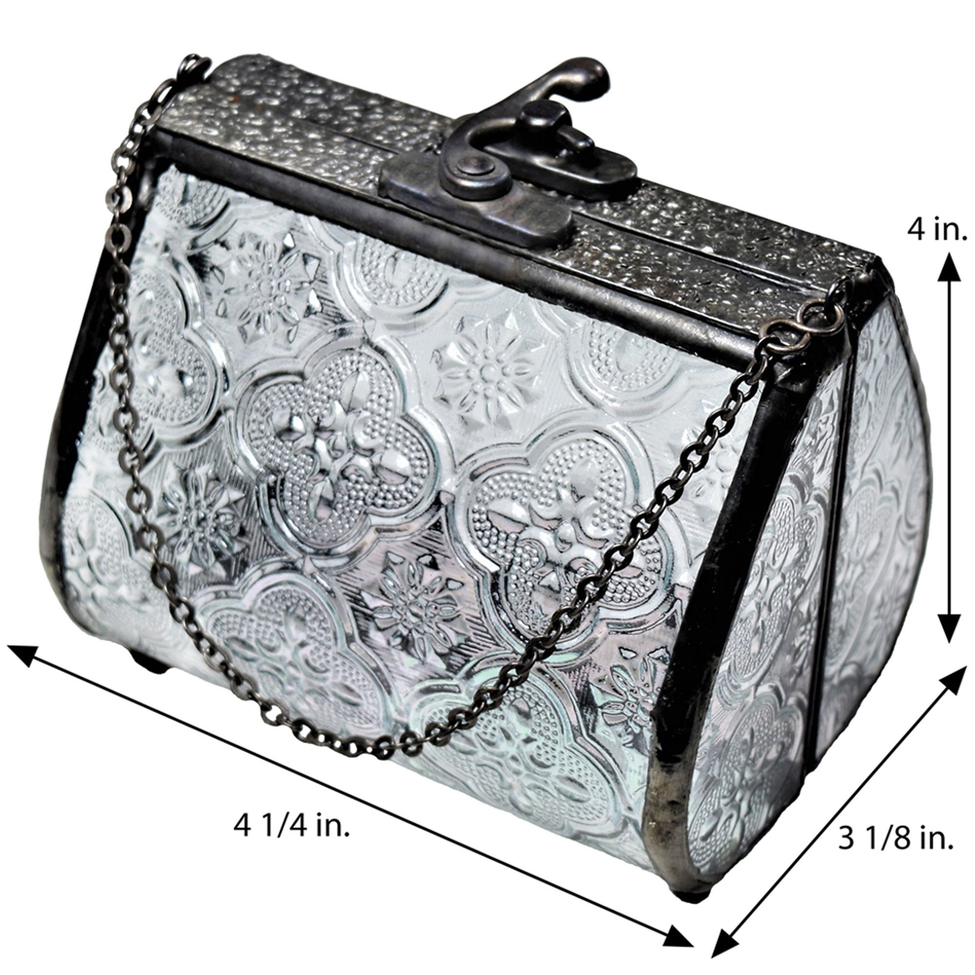 Glass Purse Keepsake Box Vanity Display Gift for Mom for - Etsy