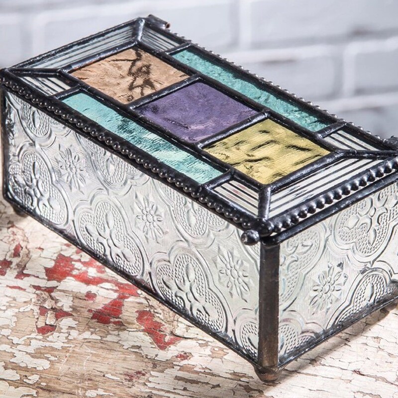 Stained Glass Box - Etsy