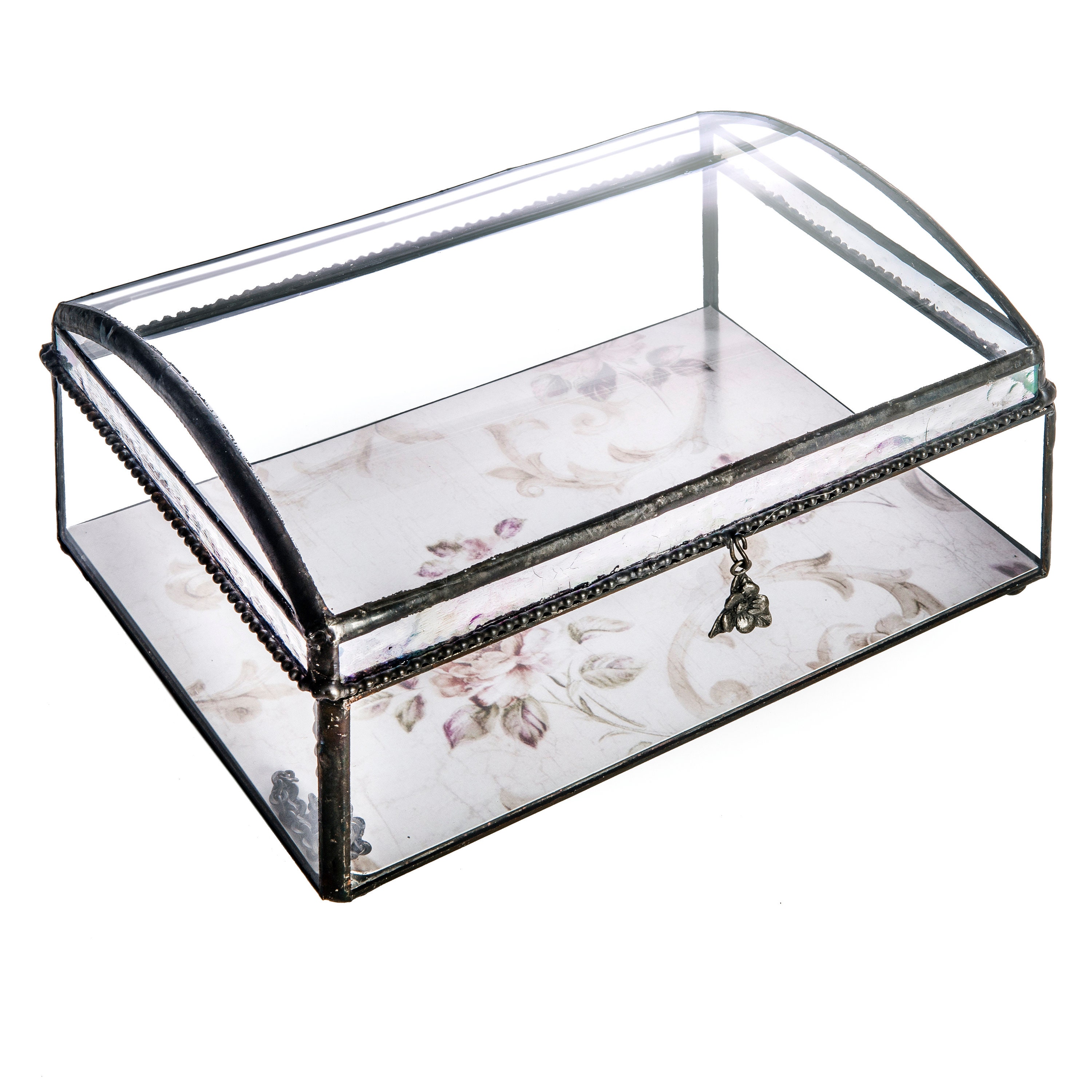 Invitation Keepsake Box Large Glass Display Box Wedding - Etsy