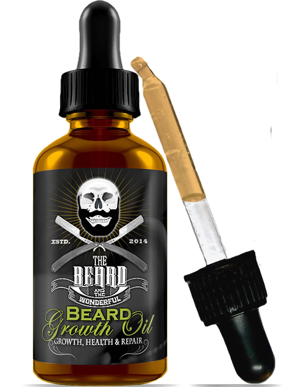 Beard Growth Oil 30ml for Growth, Hydration, Conditioning, Volume and ...