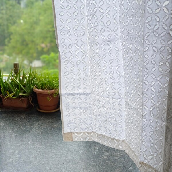 White Applique - Etsy